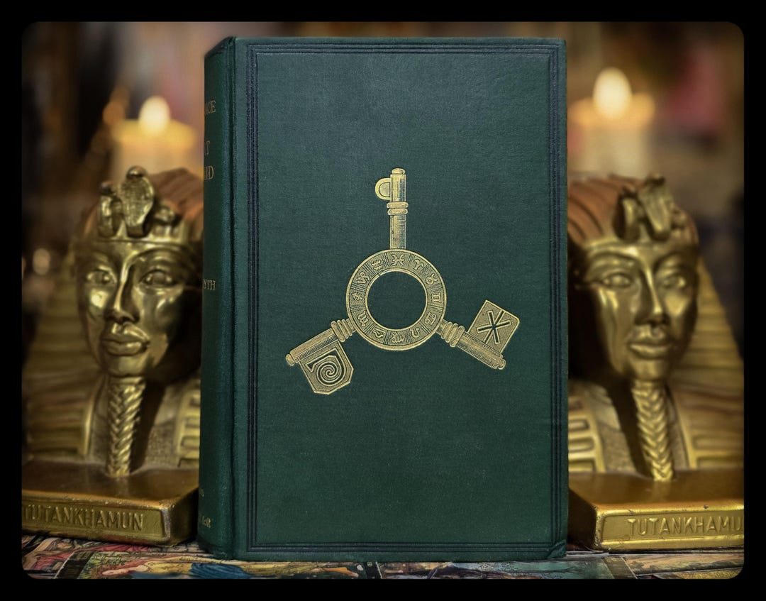 1877 THE GREAT PYRAMID Esoteric Occult Mythology Spiritual Book (very ...