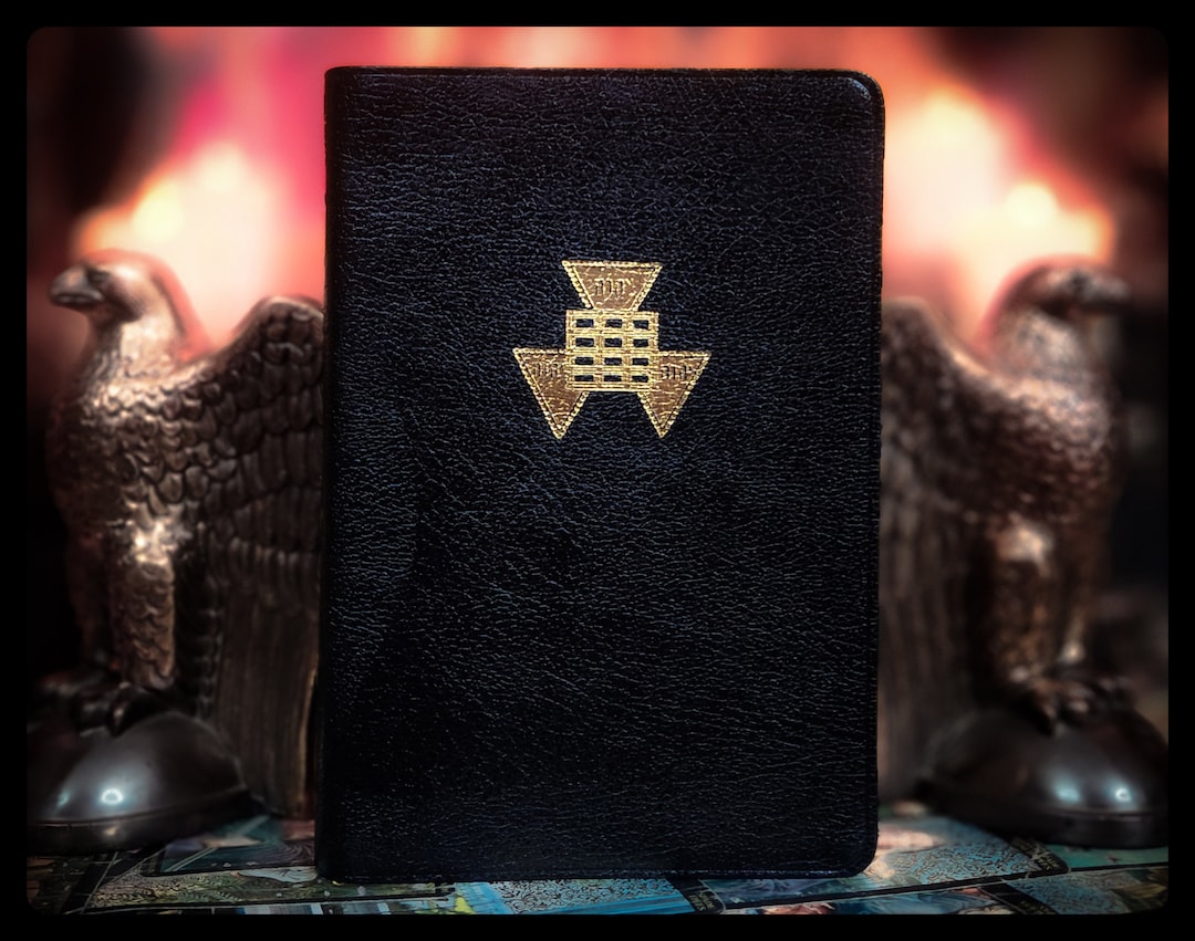 MASONIC TEMPLE BIBLE All Seeing Eye Book of Moses 33rd Degree 'rare ...