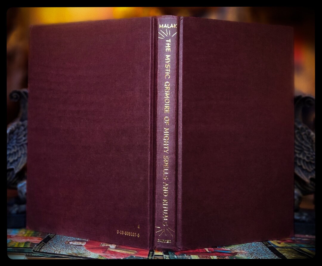 MYSTIC GRIMOIRE Occult Ritual Spell Book Vintage Esoteric Book ...