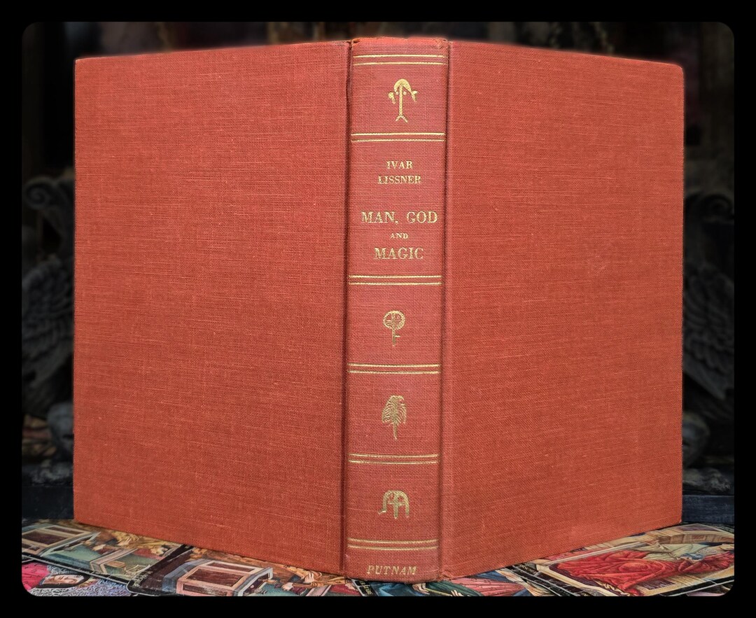 MAN GOD MAGIC Occult Book Atlantis Metaphysical Antique Vintage ...