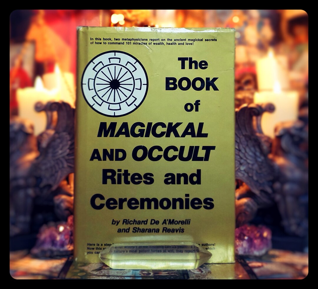 Occult Magic Witchcraft Book Grimoire Witchcraft Metaphysics Esoteric ...