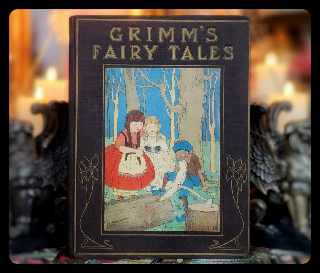 1919 GRIMM'S FAIRY TALES Book Antique Grimms Gift Brothers Grimm ...