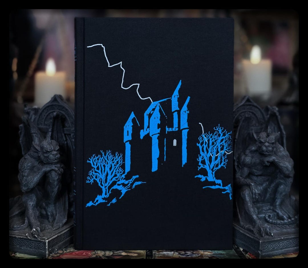 Frankenstein Book Gothic Horror Book Art Artwork Vintage Dark Mary ...