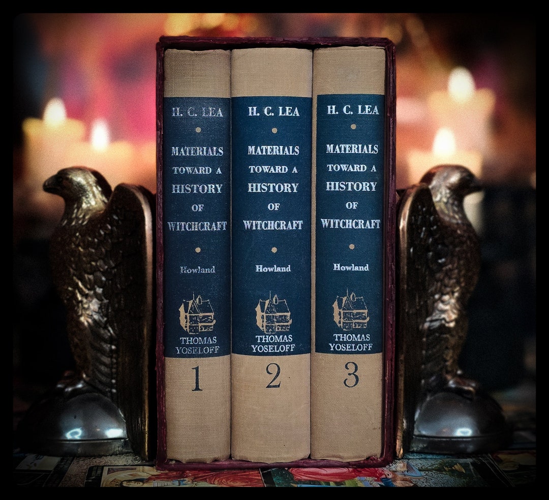 1957 Witchcraft History Book Set, Sorcery & Magic - Etsy