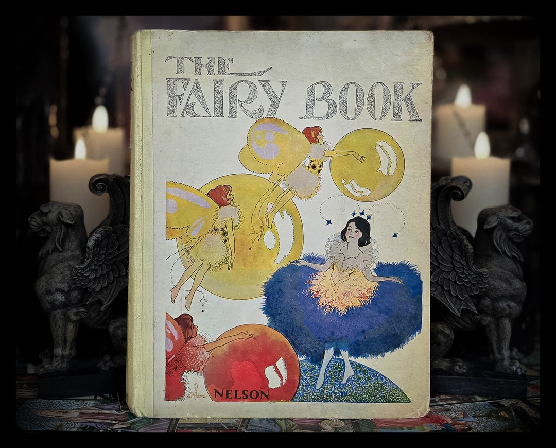 1923 FAIRY TALE BOOK (very Rare) Cinderella Red Riding Hood Antique ...