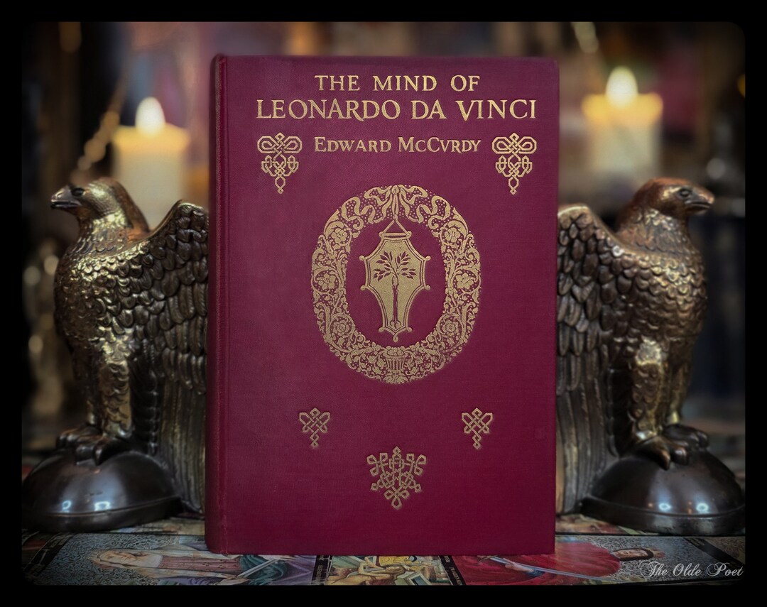 1928 LEONARDO DA VINCI Book First Edition Art Drawings Painting ...