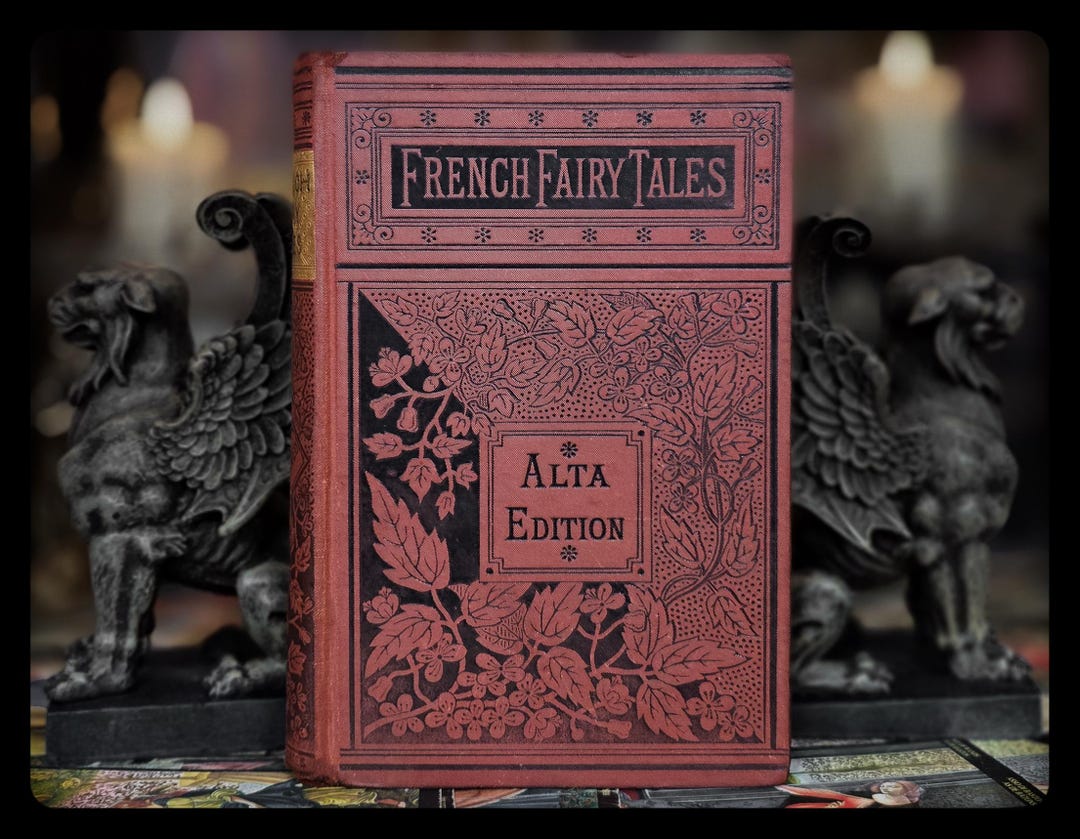 1869 FRENCH FAIRY TALES Book Fairies Magic Mythology (rare) Antique ...