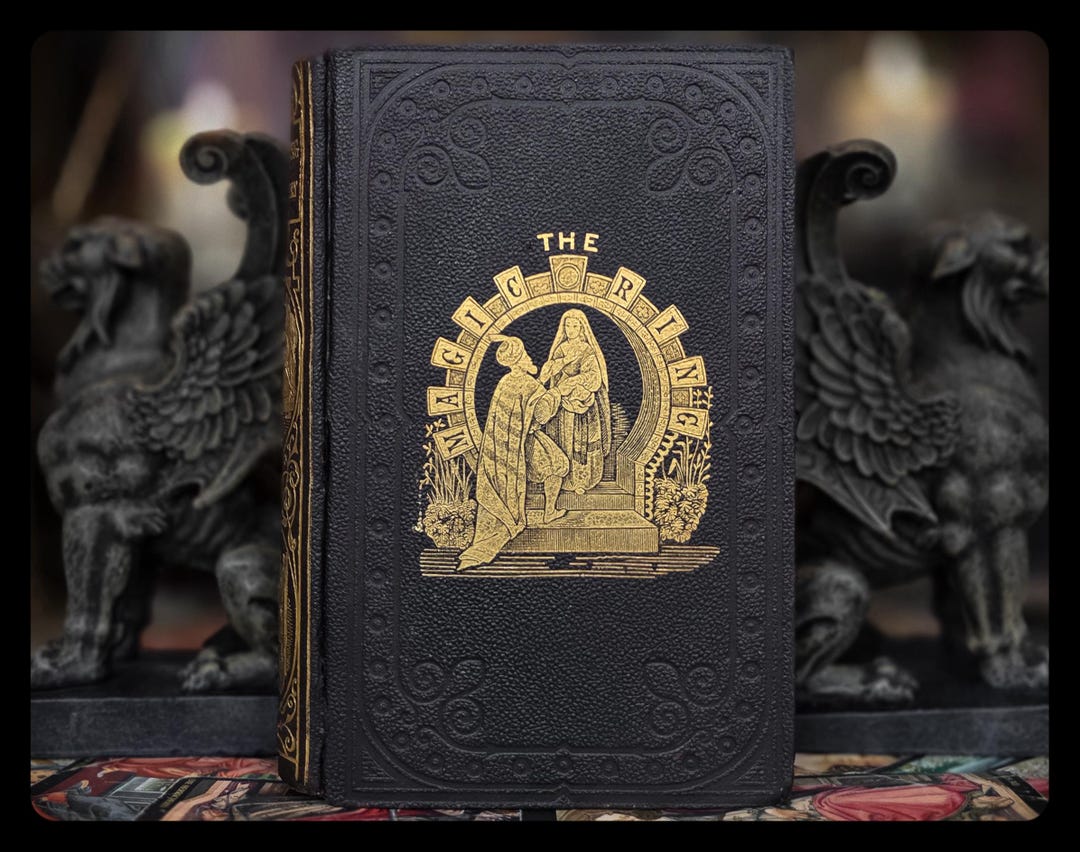 1861 THE MAGIC RING Fairy Tale Book Occult "very Rare" Aladdin ...