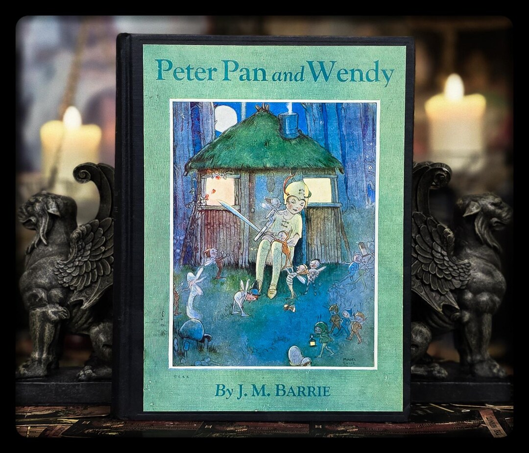 1939 Peter Pan Antique Peter and Wendy Neverland Book Fairy Tale J.M ...