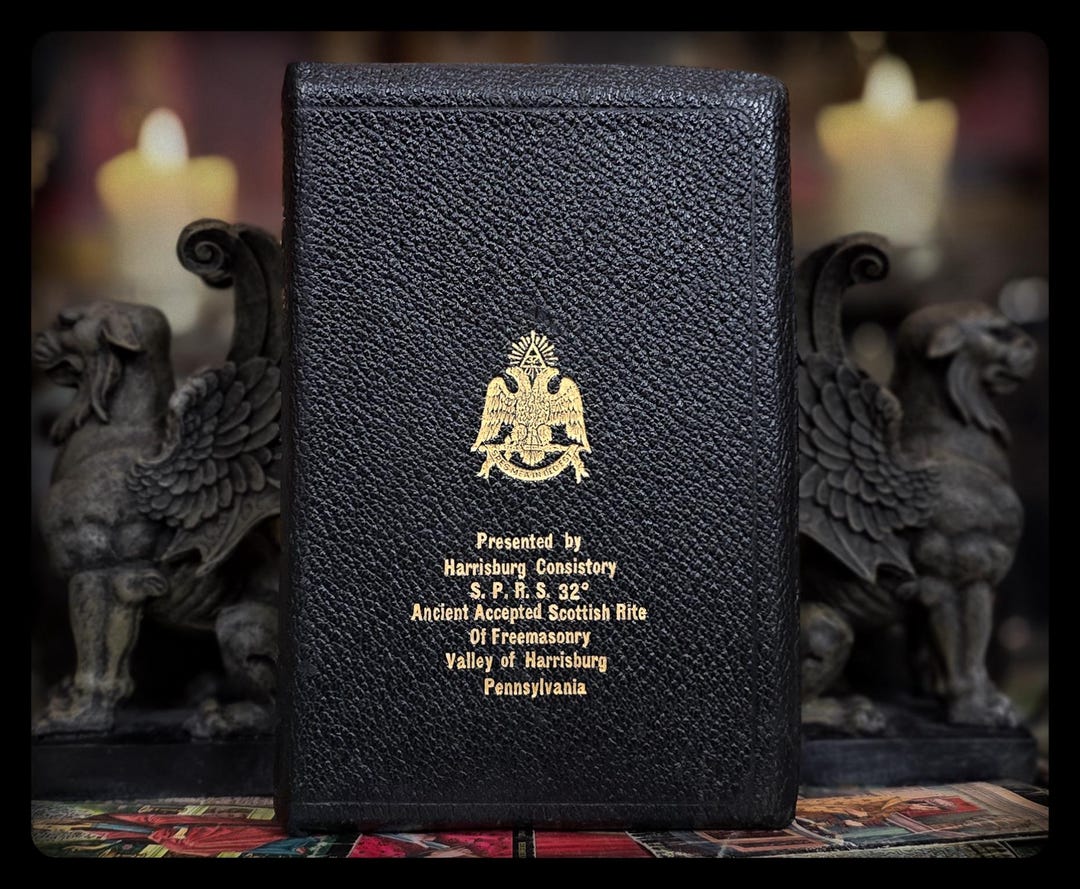 Signed Masonic Temple Bible, 33rd Degree, Knights Templar, 1611 KJV - Etsy