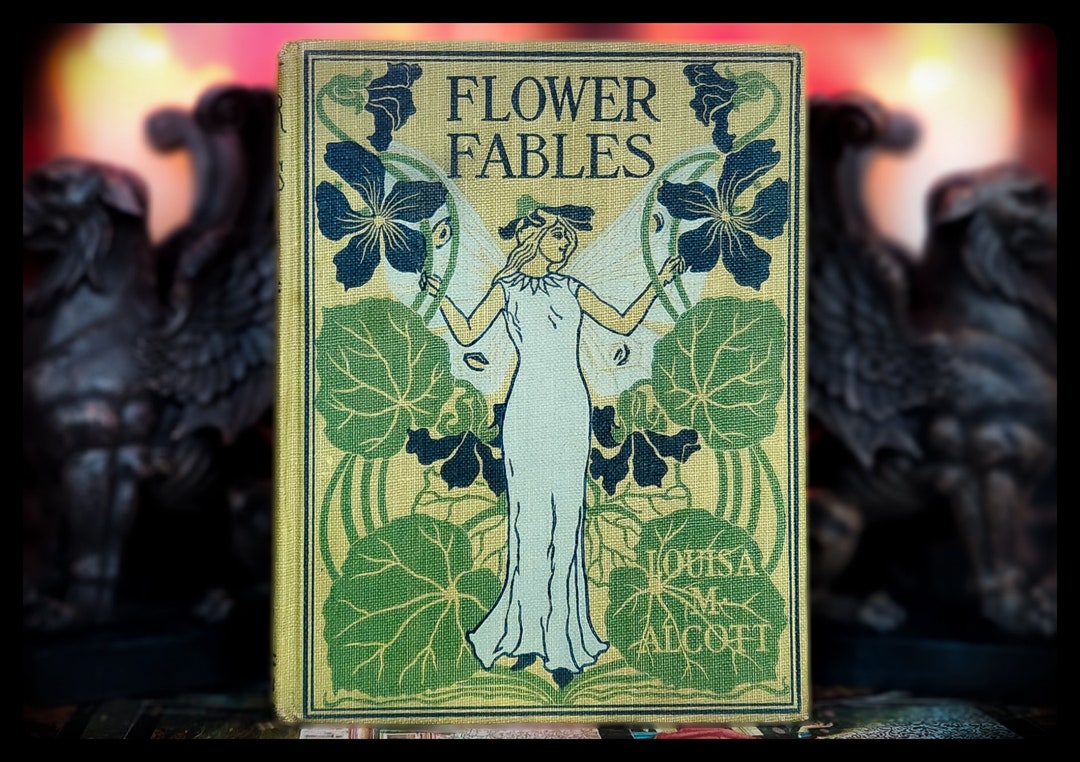 1898 FLOWER FABLES Fairy Book Elves Magic Earth Spirits rare Antique ...
