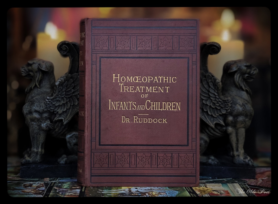 1886 HOMEOPATHIC BOOK Children Remedies Anatomy "very Rare" Antique ...