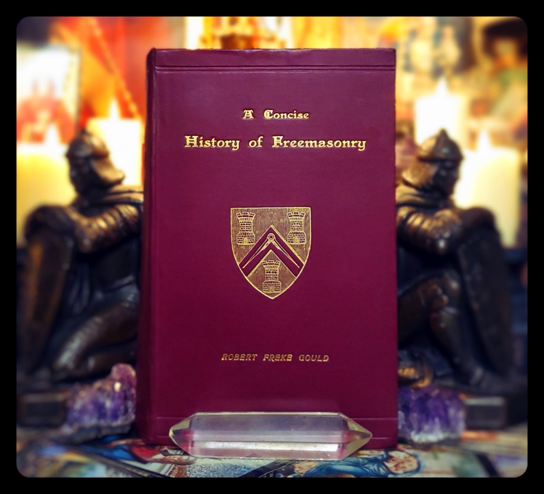 1903 Freemasonry Book History of Masonry Antique Vintage Freemason Book ...