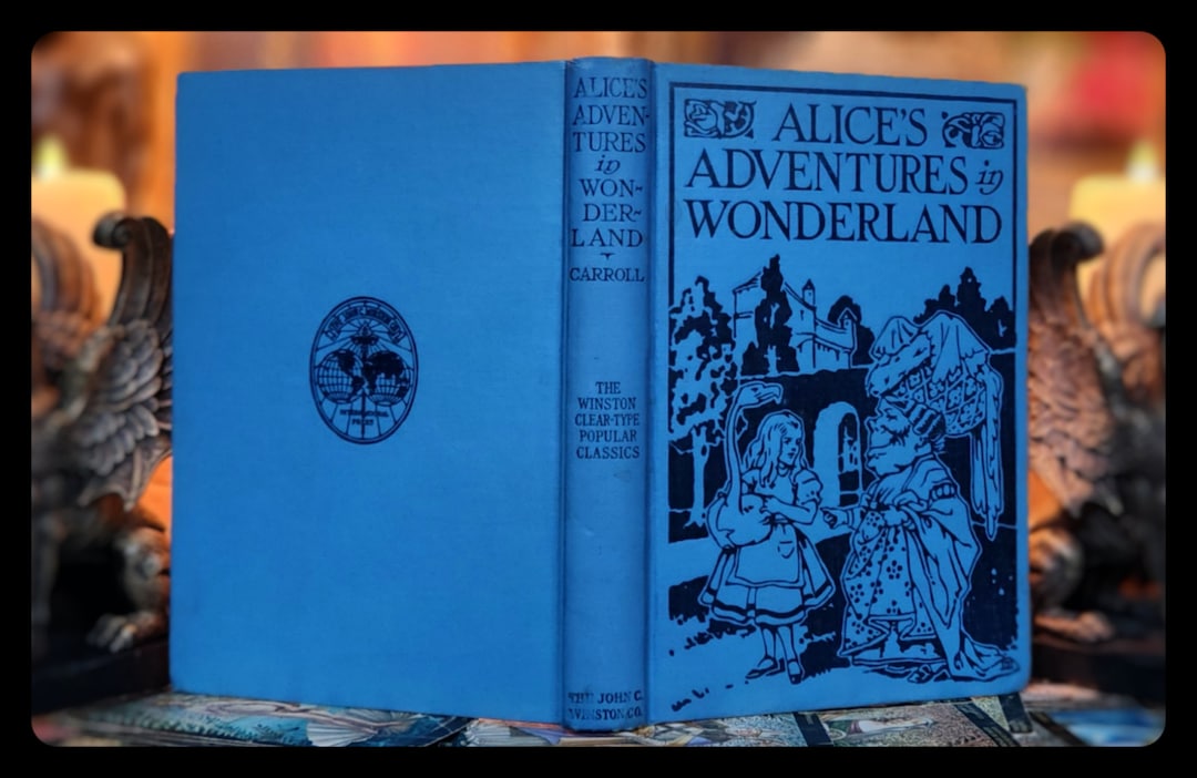 1923 Alice in Wonderland Book 1st Edition Thus Through the Looking ...