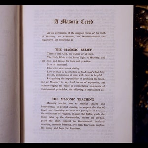 Masonic Temple Bible SIGNED by High Priest All Seeing Eye Book of Moses ...