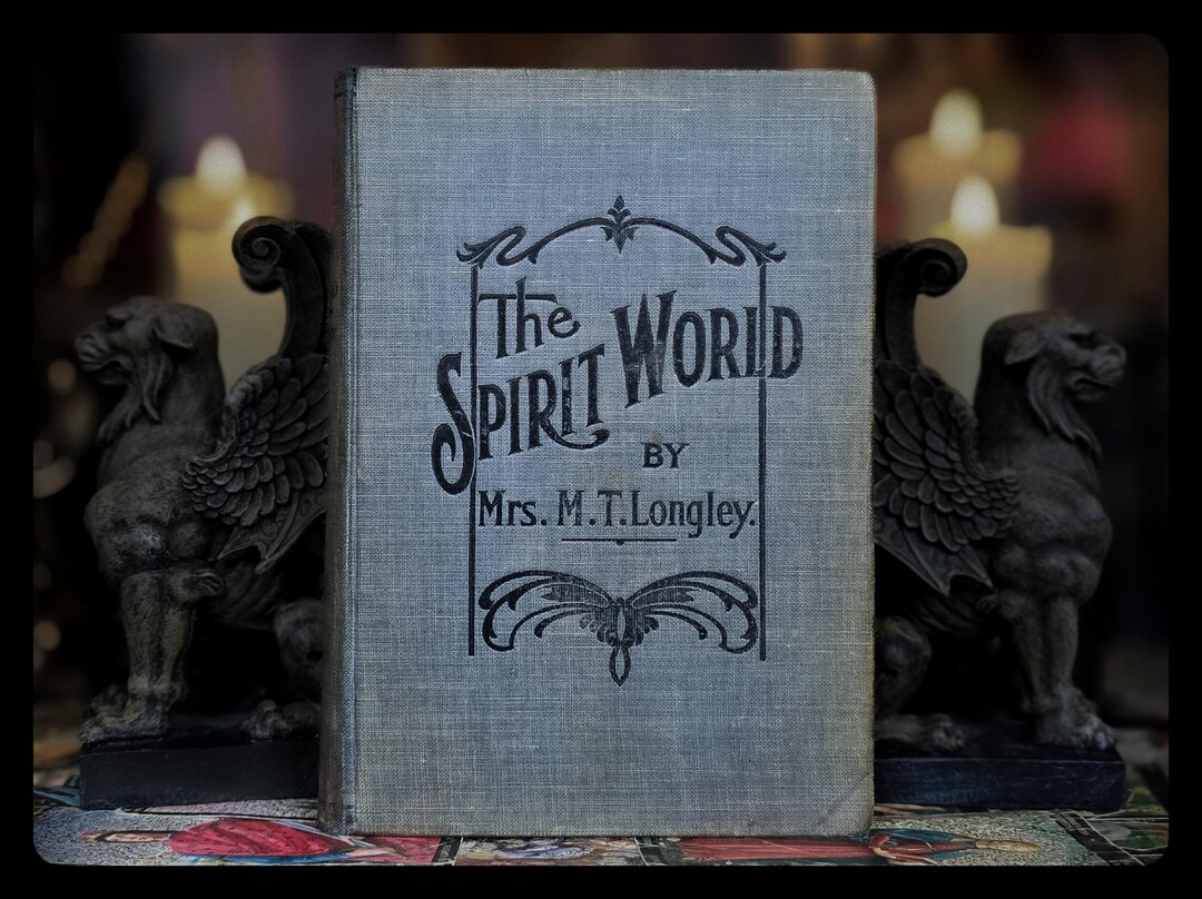 1908 THE SPIRIT WORLD Occult Book Atlantis Clairvoyance rare ...
