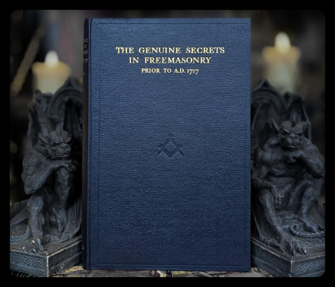 1930 SECRETS OF FREEMASONRY Occult Book Masonic Astrology Metaphysical ...