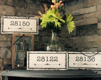 Modern house numbers Custom house sign House number plaque