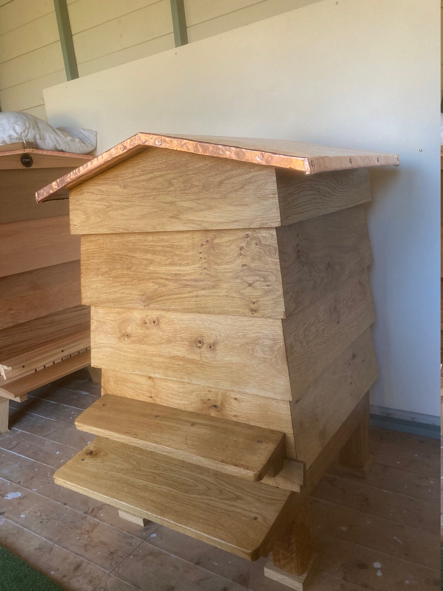 Bespoke Handcrafted Oak Bee Hive - Etsy UK