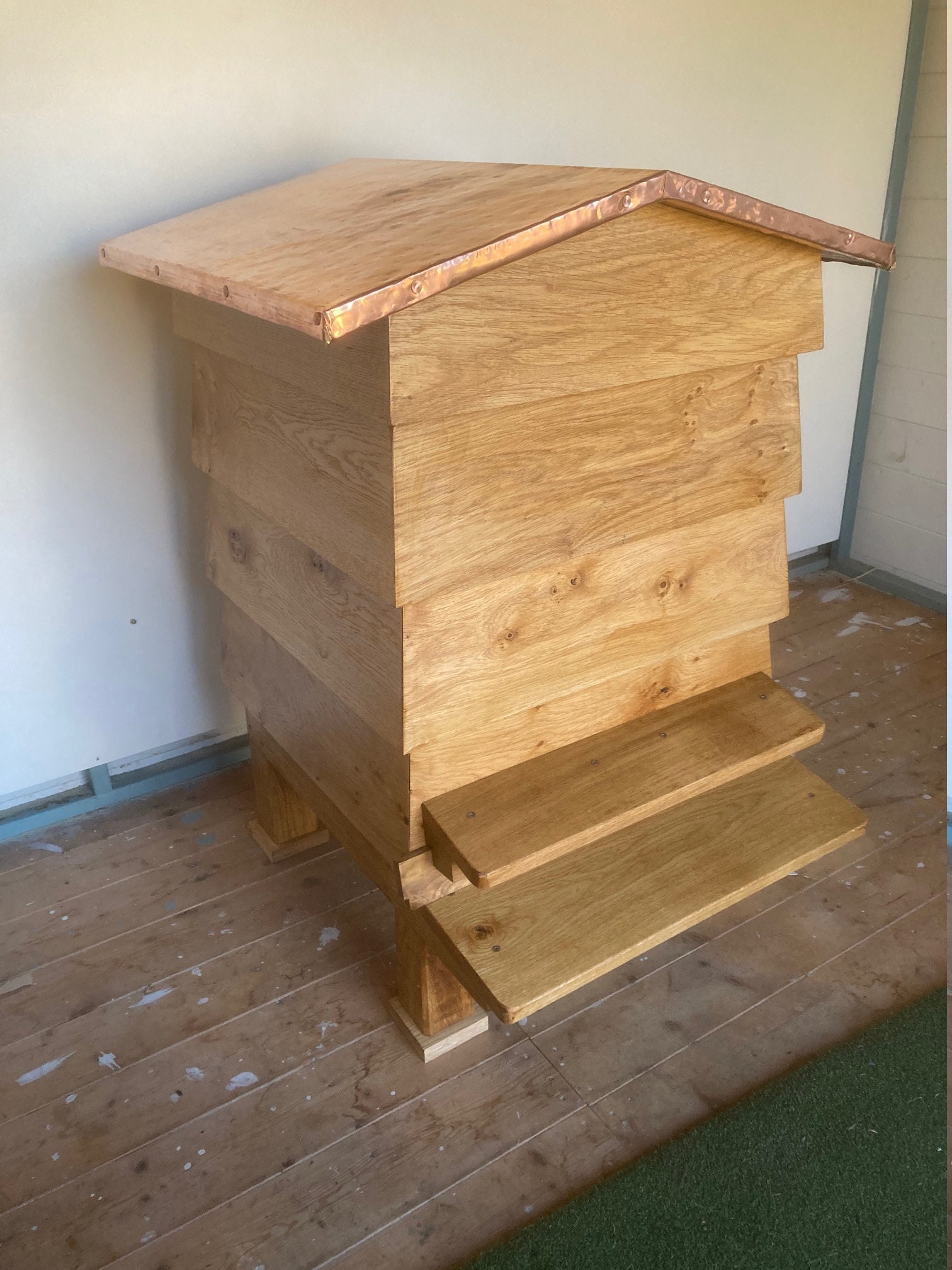 Bespoke Handcrafted Oak Bee Hive - Etsy UK