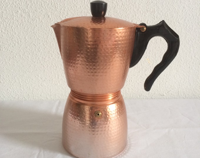 IRMEL NOVA ESPRESS Brevettato Aluminium Hammered Copper Made in Italy ...