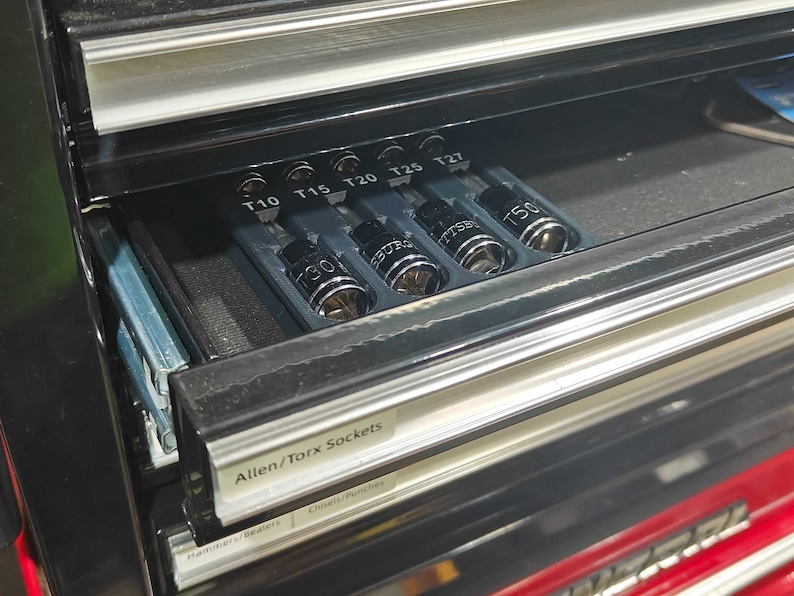 Harbor Freight Pittsburg 9 Piece Torx Socket Storage Tray Holder Tool ...