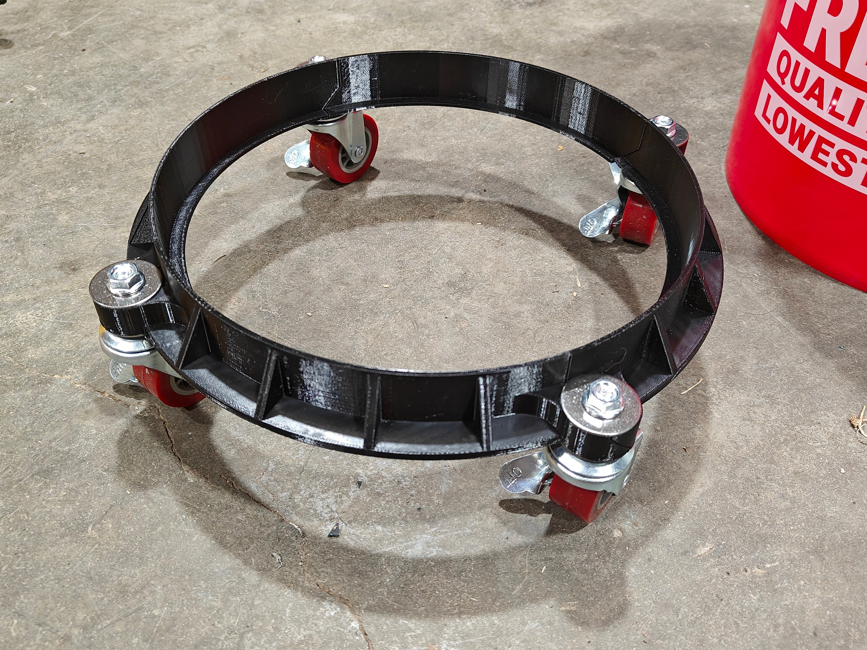 5 Gallon Bucket Wheeled Dolly - Add Wheels to a Five Gallon Bucket to ...