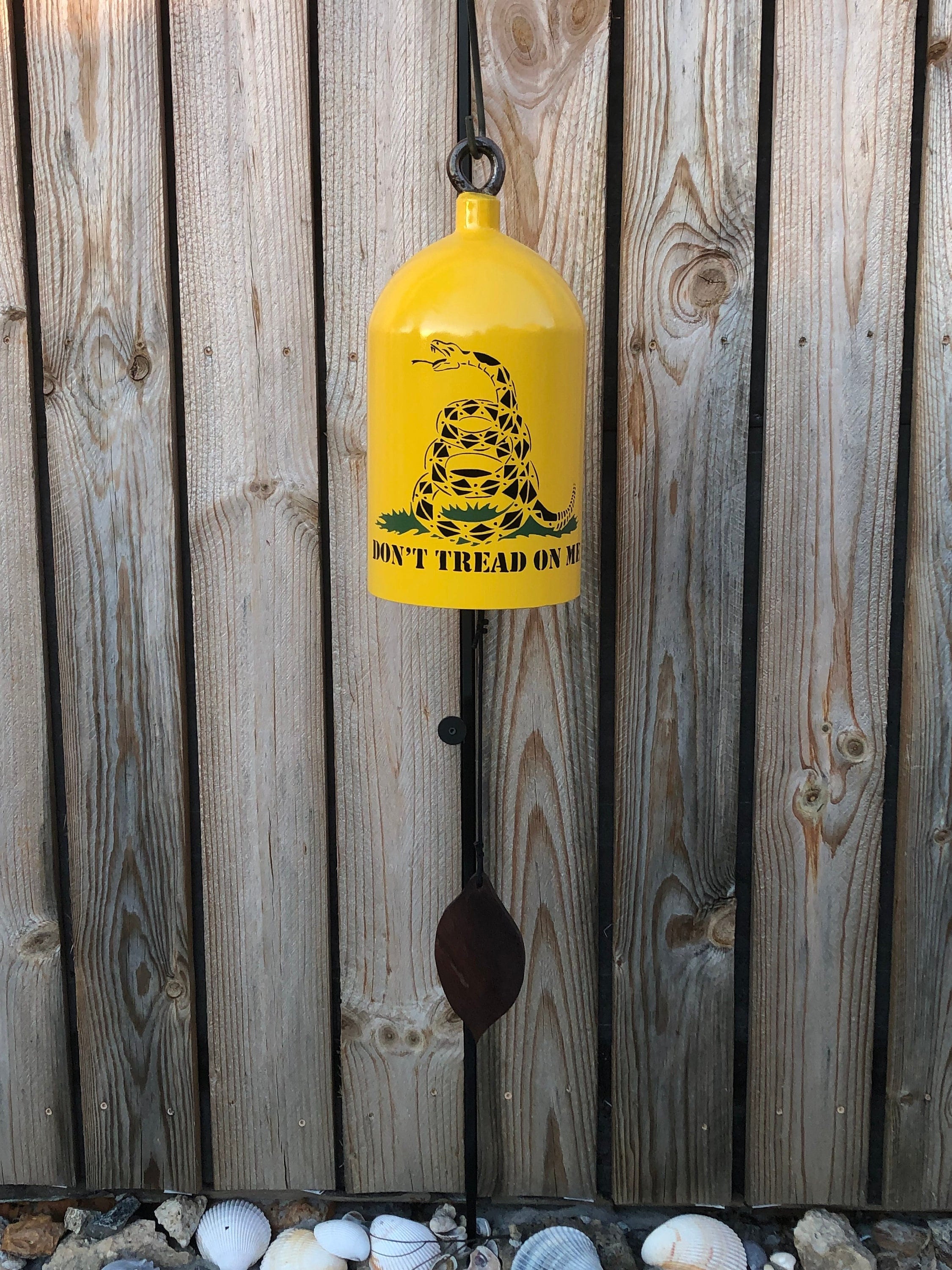 Gadsden Flag Windchime/tank Bell, Flag Gifts, Patriotic and Military ...