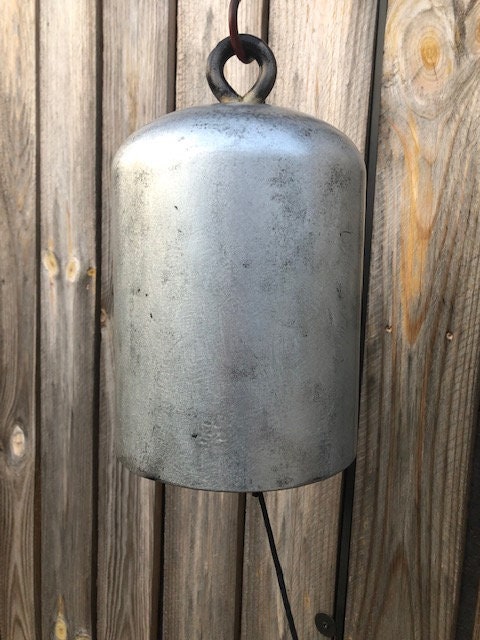 Galvanized Steel Tank Bell/wind Chime, Garden Decor, Scuba Tank Bell ...