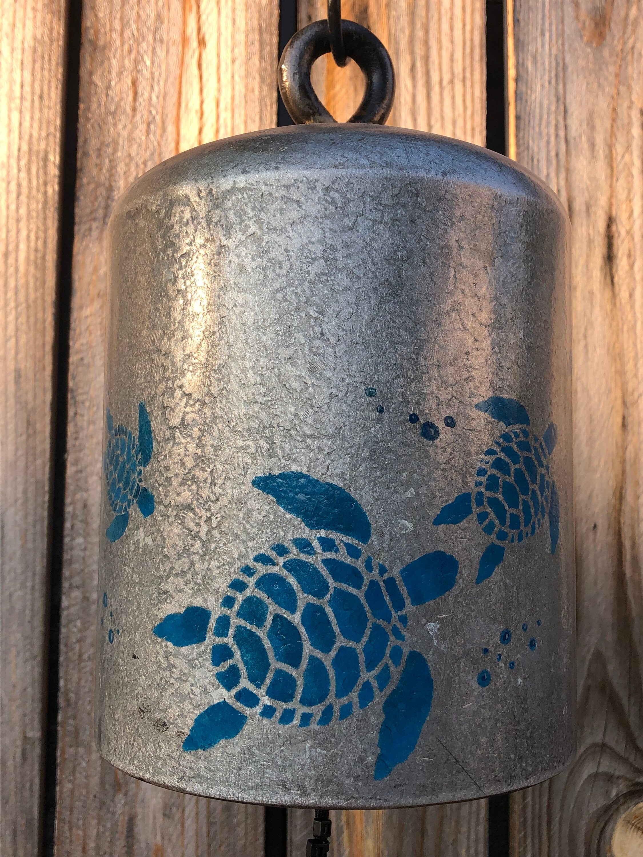 Turtle Windchime/tank Bell, Garden Decor, Ocean and Beach Decor ...