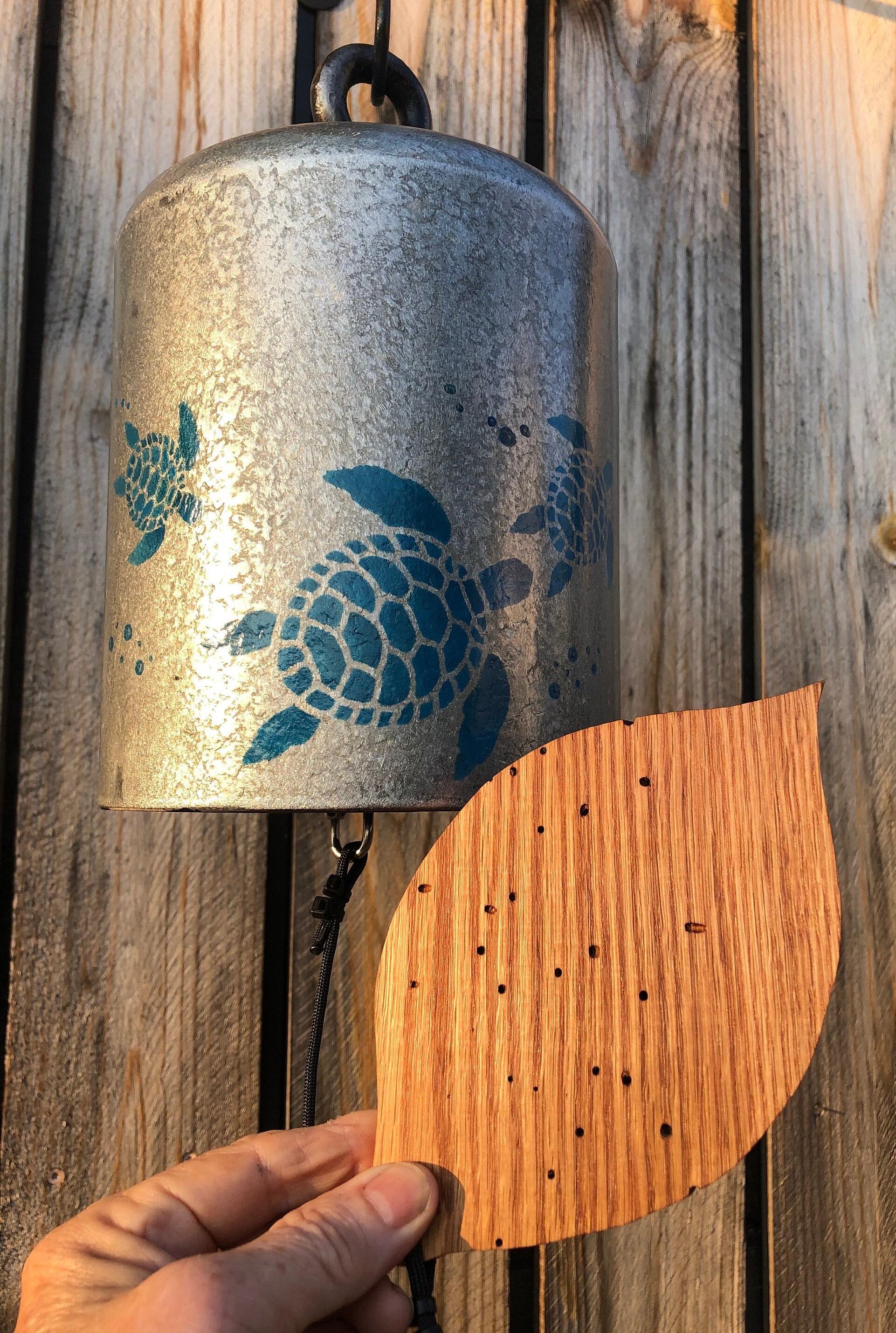 Turtle Windchime/tank Bell, Garden Decor, Ocean and Beach Decor ...