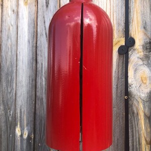 Bright Red CO2 Tank Bell Wind Chime - Etsy