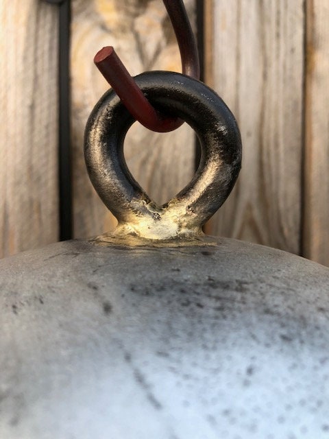 Galvanized Steel Tank Bell/wind Chime, Garden Decor, Scuba Tank Bell ...