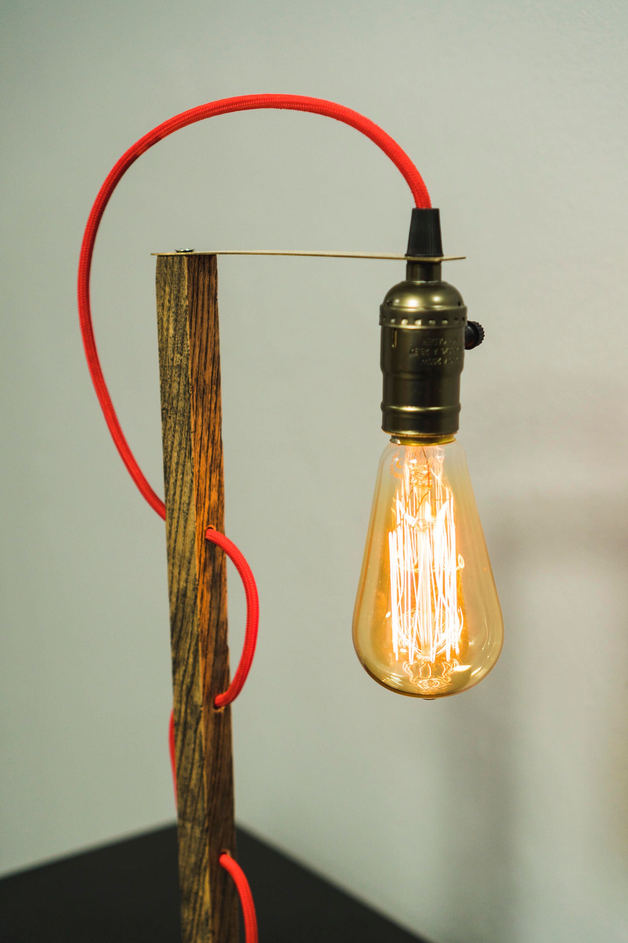 Wooden Table Lamp Pride&joy Desk Lamps Unique Lamps Decorative | Etsy