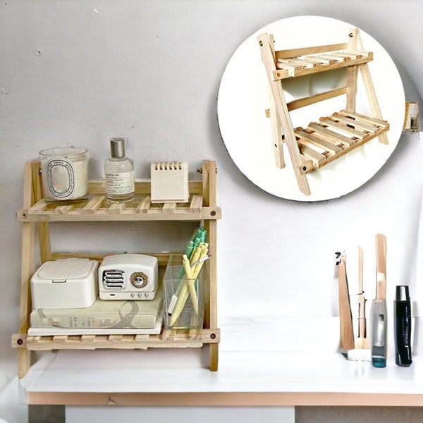 Wooden Desk Shelf Organizer - Etsy