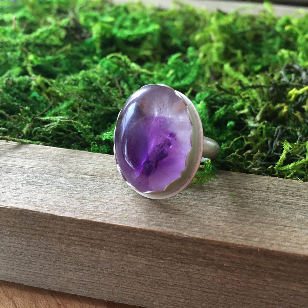 Moroccan Fire Amethyst Ring - Etsy