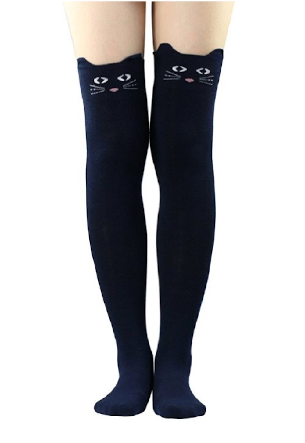Womens Knee High Socks Girls Cat Bear Cartoon Long Stockings - Etsy UK