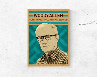 Woody allen poster | Etsy