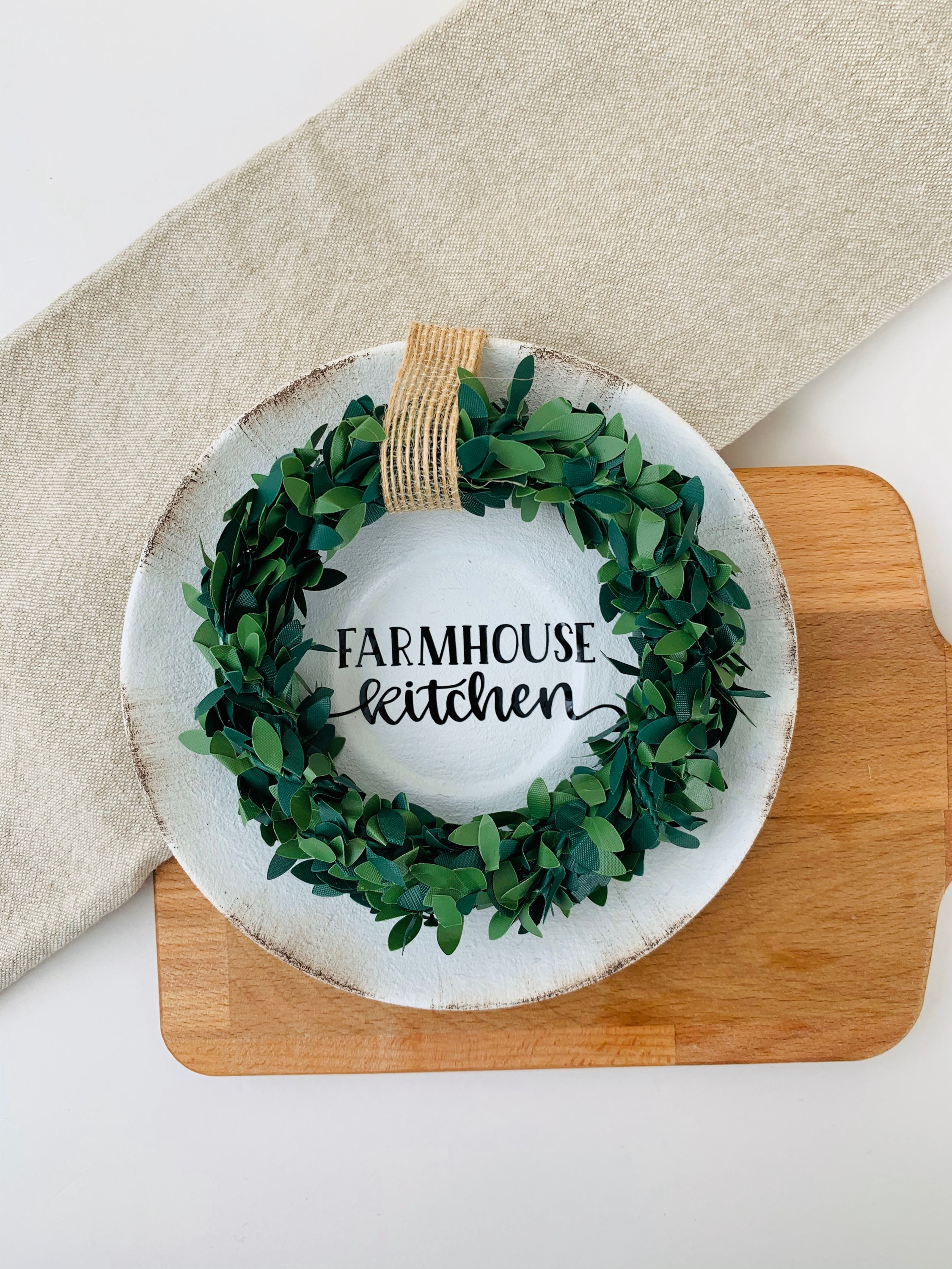 Farmhouse Kitchen Decorative Plate / Rustic Farmhouse Home Decor ...