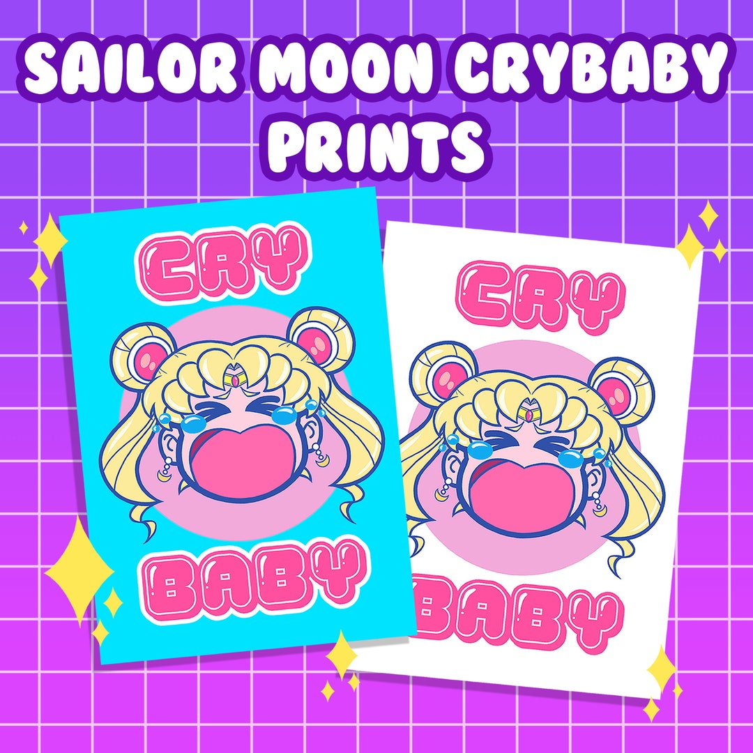Cry Baby Magical Girl Sailor Moon Prints - Etsy