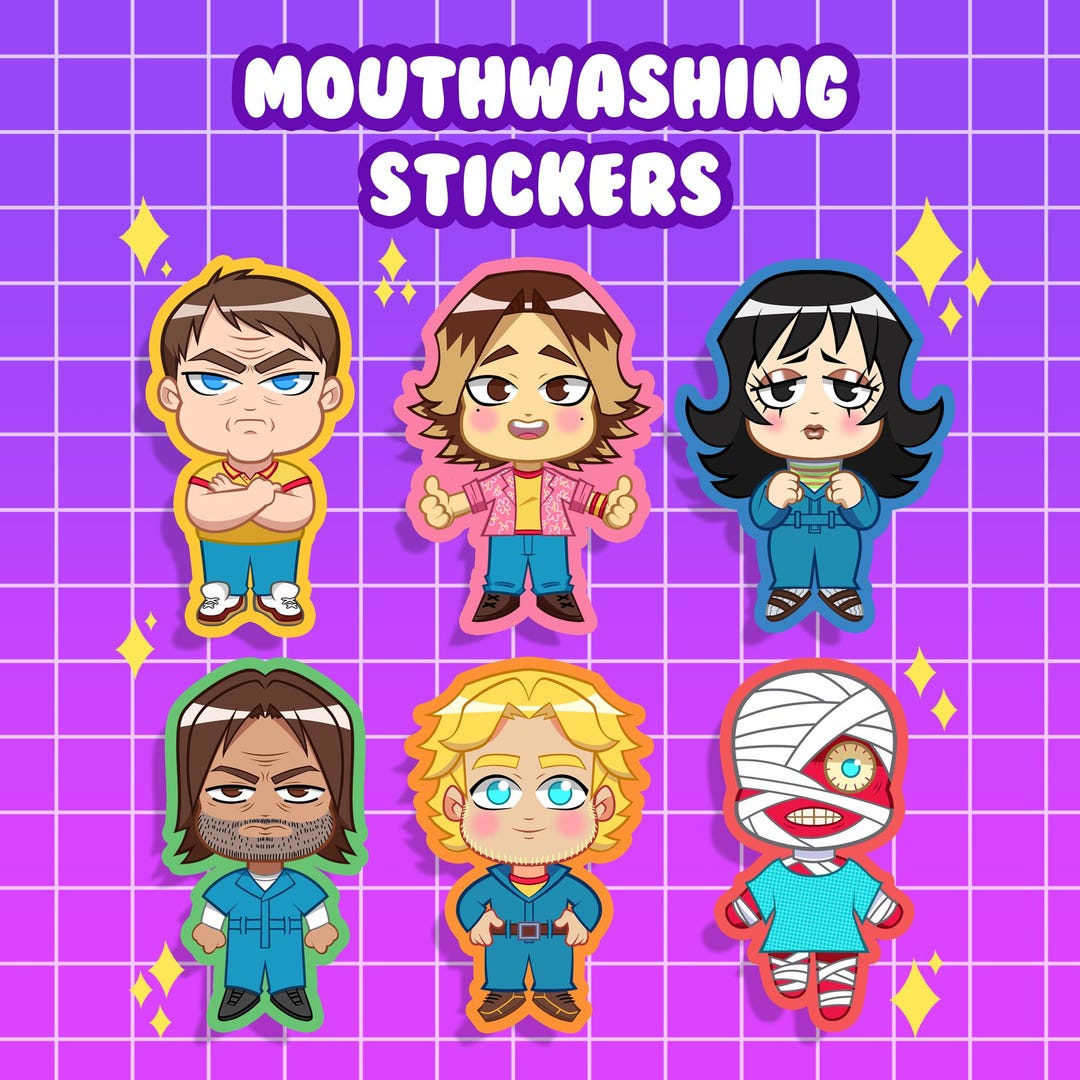 Mouthwashing Crew Stickers - Etsy