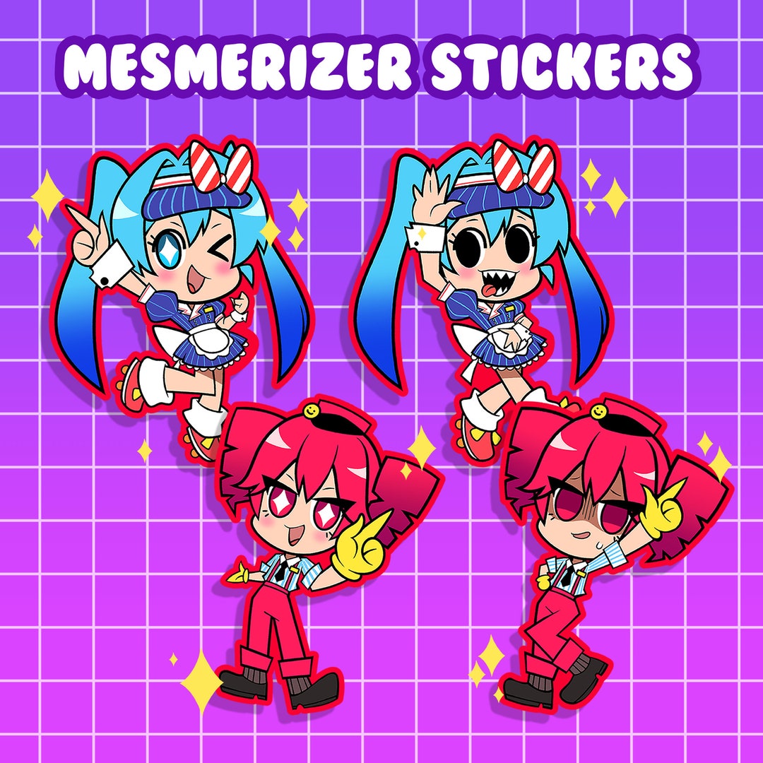 Mesmerizer Vocaloid Stickers - Hatsune Miku & Kasane Teto - Etsy
