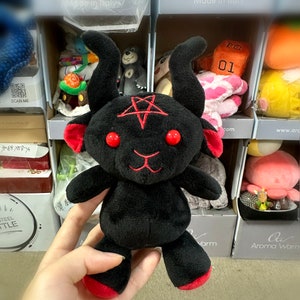 Baphomet Plush Toy - Choose Your Color, Embroidered Details, Perfect ...