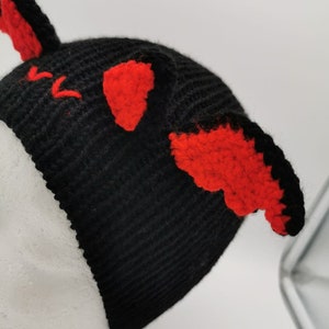 Bat Plush / Bat Beanie, Indie Clothing / Alt Clothing Made With Love - Etsy