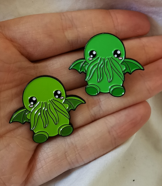 Chubby Cthulhu Soft Enamel Pin Cthulhu Brooch Rpg Pin Cute - Etsy