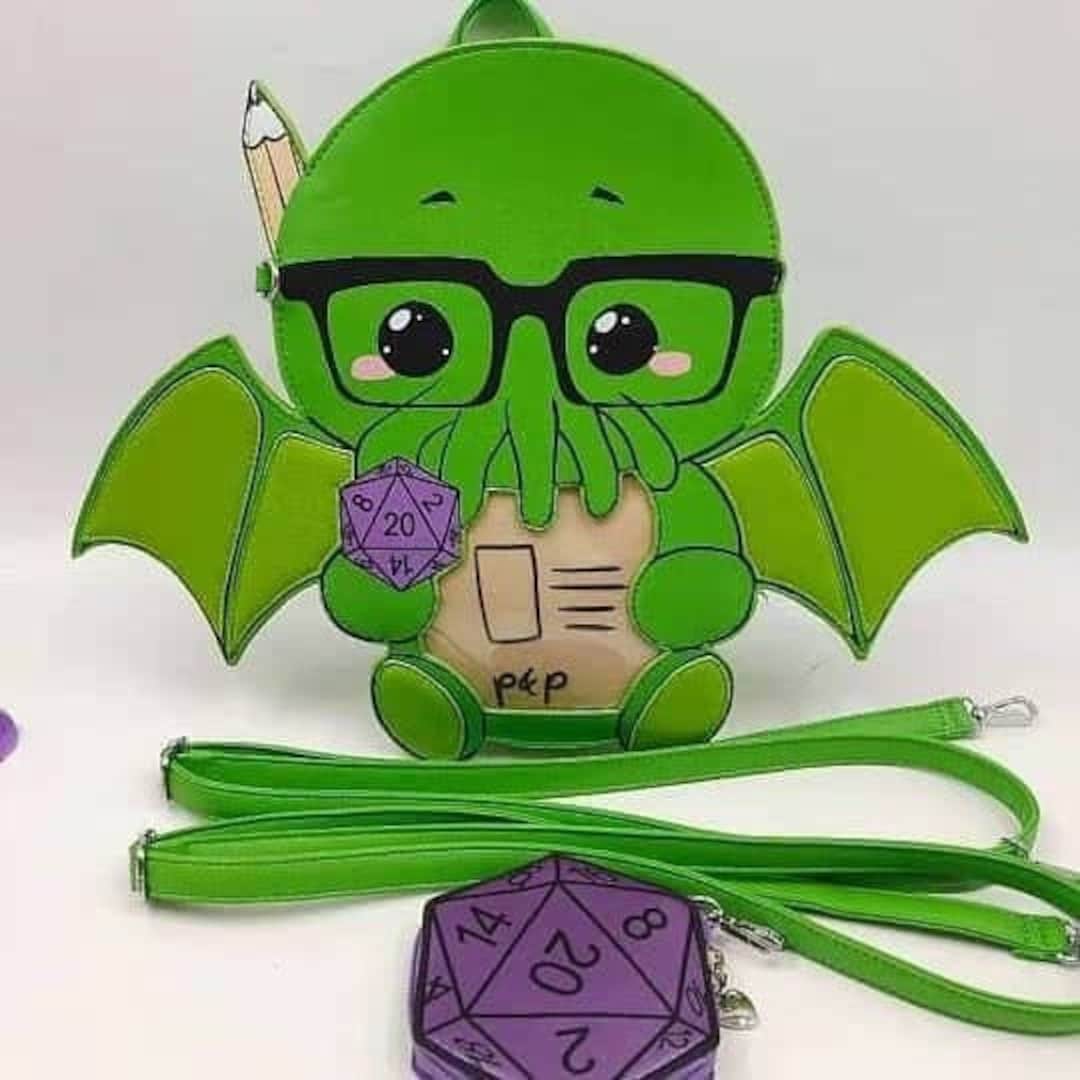 RPG Call of Cthulhu Ita Bag & Cube Coin Purse - Practical Cthulhu Dnd ...