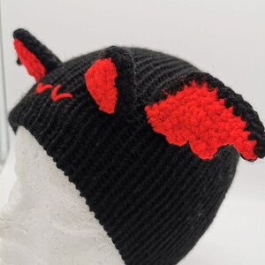 Bat Plush / Bat Beanie, Indie Clothing / Alt Clothing Made With Love - Etsy