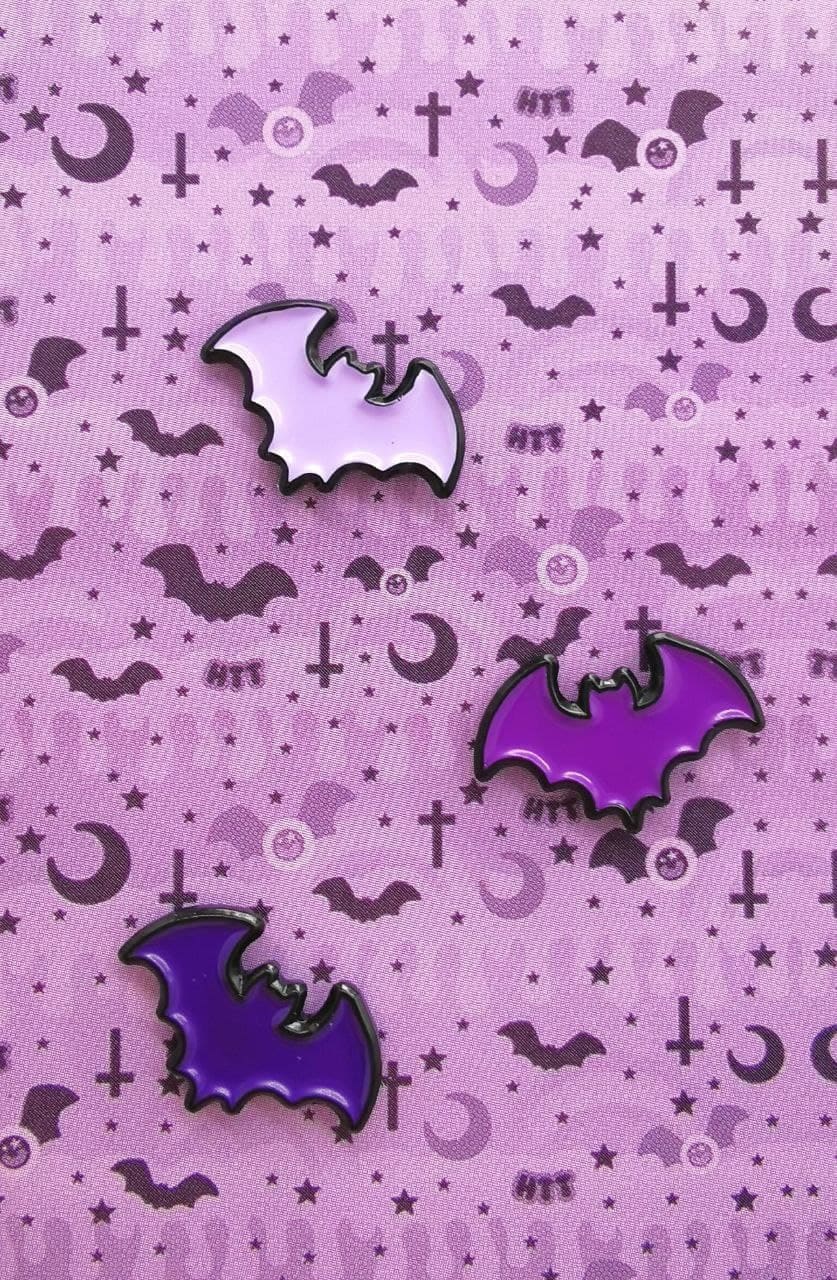Pastel Goth Bat Boardfiller Pin Set ! Goth Bat Aesthetic Pins Made With ...