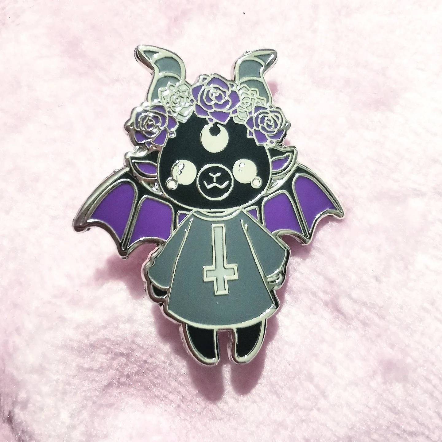 Pastel Goth Baphomet Pin - Etsy