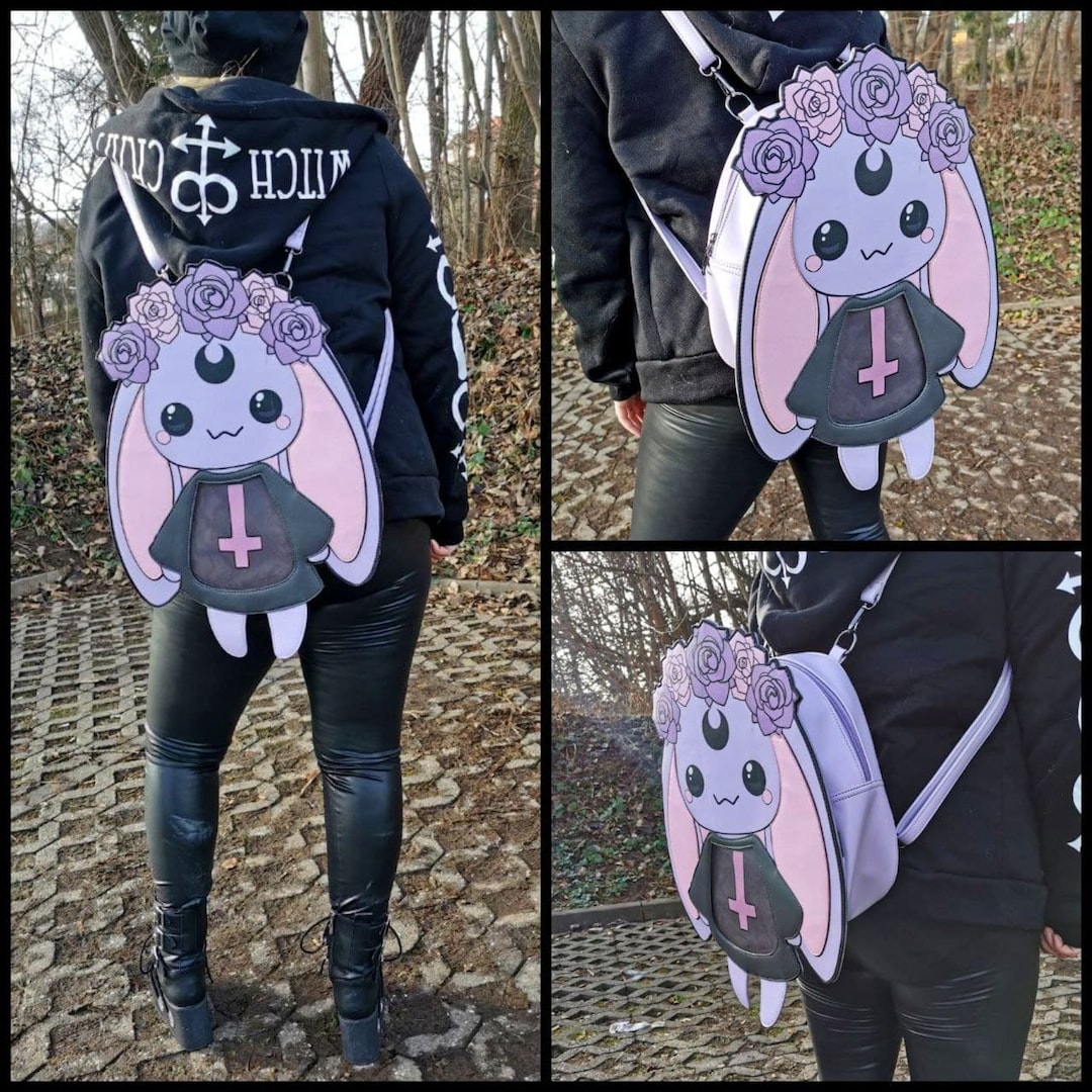 Kawaii Bunny Ita-bag, Pastel Goth, Goth Fashion, Halloween, Rabbit Bag ...
